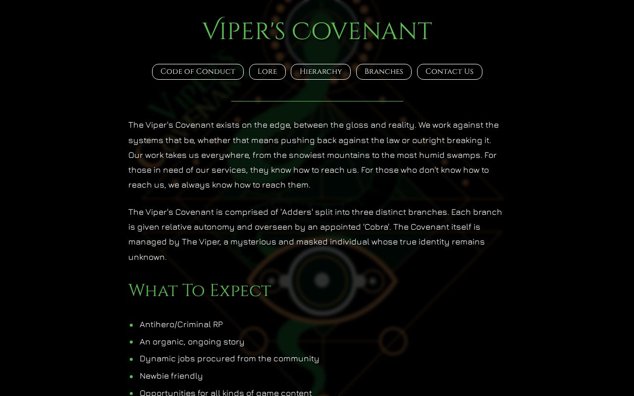 The Viper's Covenant